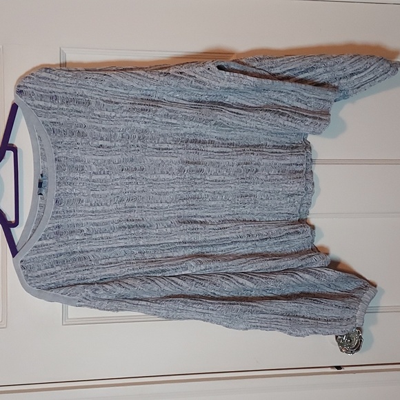 Splendid | Sweaters | Splendid Open Weave Sweater In Blue | Poshmark